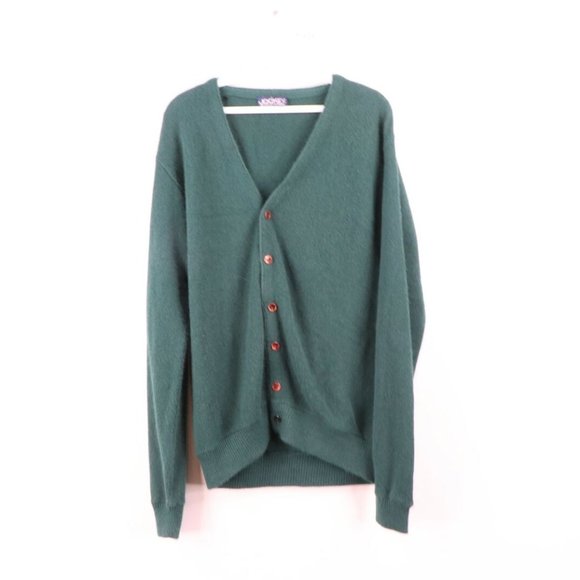 Vintage | Sweaters | Vtg 7s Rockabilly Blank Acrylic Cardigan Sweater ...